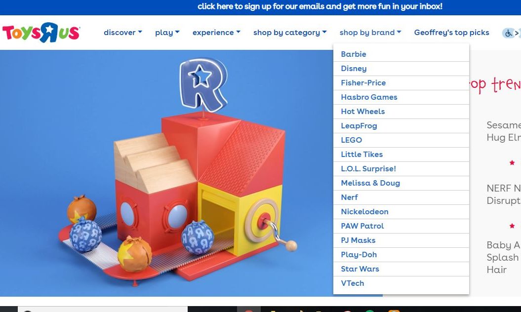 Toys R Us partners with Target to relaunch website | Retail Sector