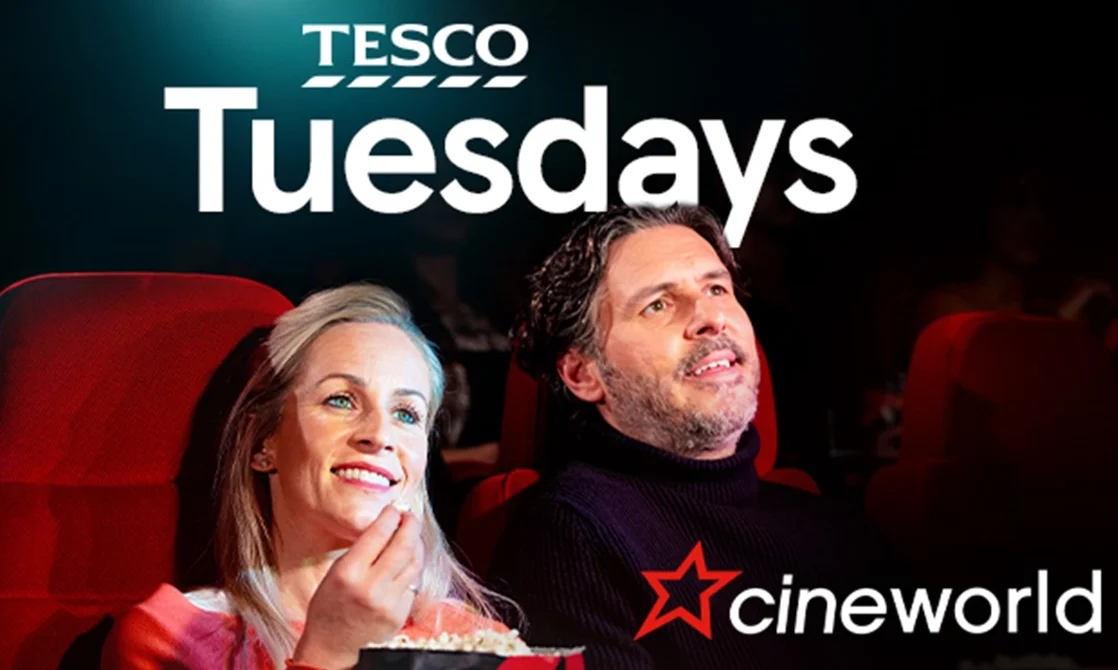 Tesco and Cineworld launch weekly £5 ‘Tesco Tuesdays’ cinema deal ...